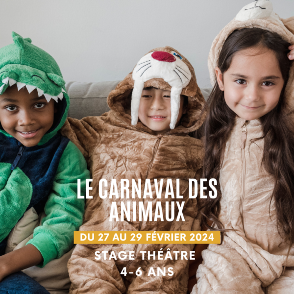 Stage de Théâtre 4-6 ans : Le carnaval des animaux