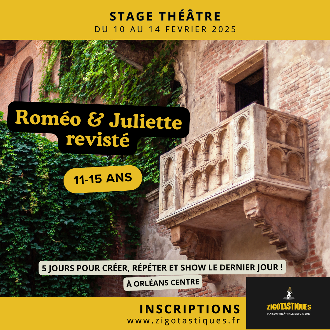 Stage de Théâtre 11-15 ans : Dance battle : une histoire de Roméo ...